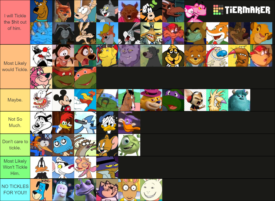 Most attractive male cartoon characters Tier List (Community Rankings ...