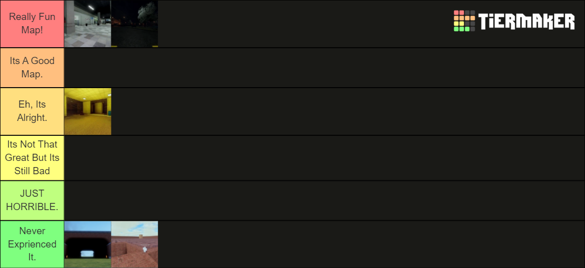 Nico's Nextbot's Maps Tier List (Community Rankings) - TierMaker