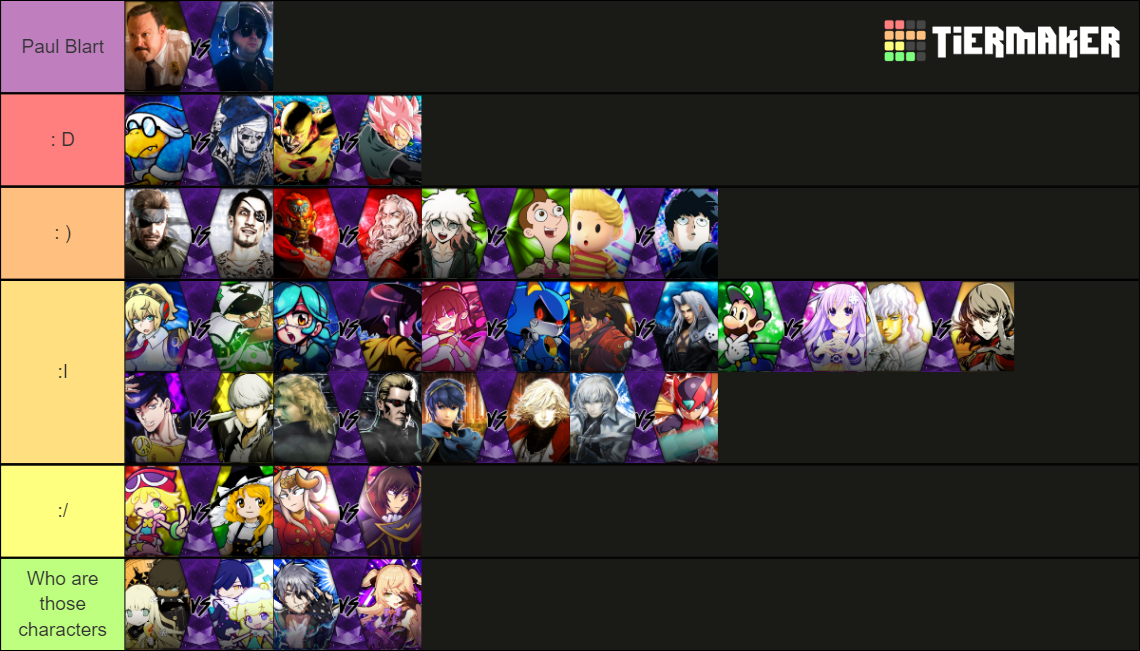 Nerio's favorite VS ideas Tier List (Community Rankings) - TierMaker
