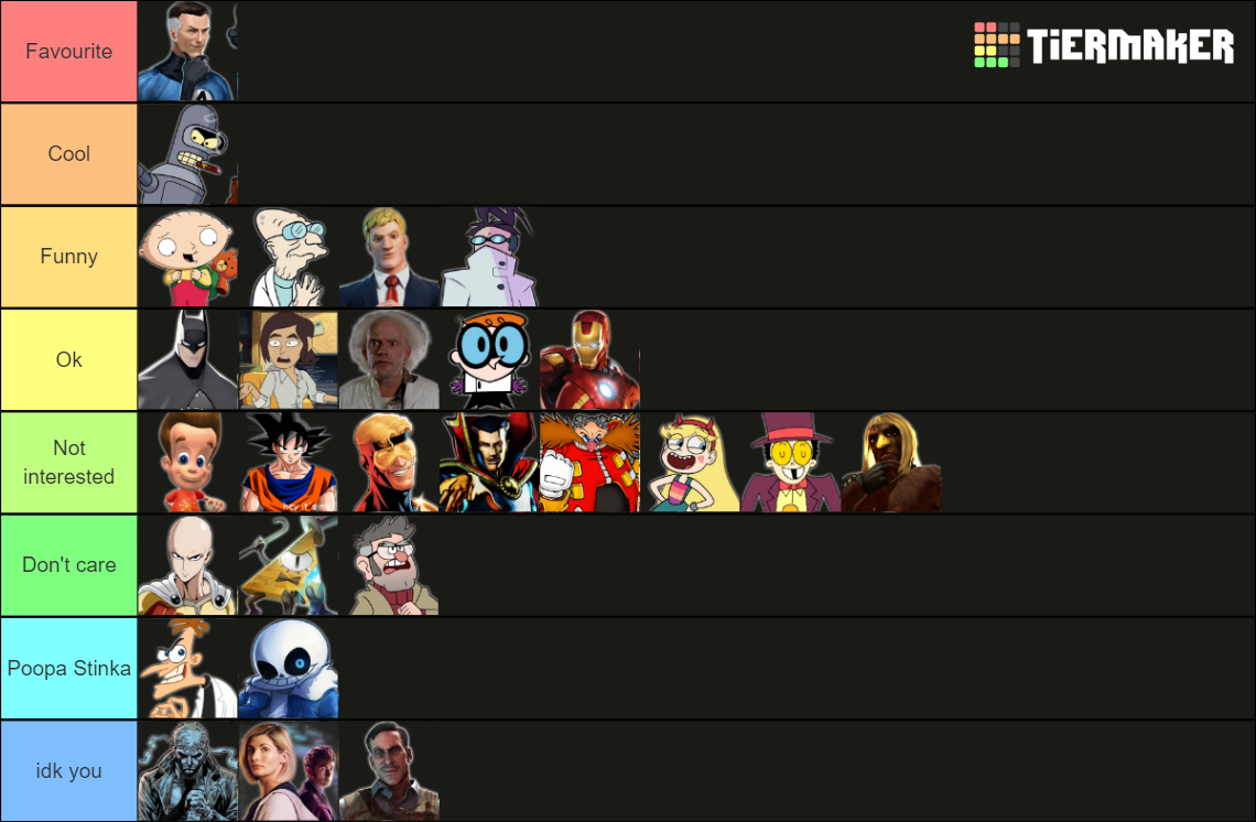 VS Ideas for Rick Sanchez Tier List (Community Rankings) - TierMaker