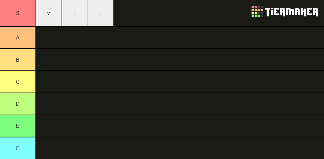 Logic Symbols Tier List (Community Rankings) - TierMaker