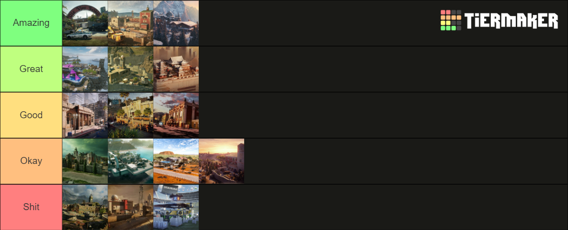 Rainbow Six Rank Maps Y7S4 Tier List (Community Rankings) - TierMaker