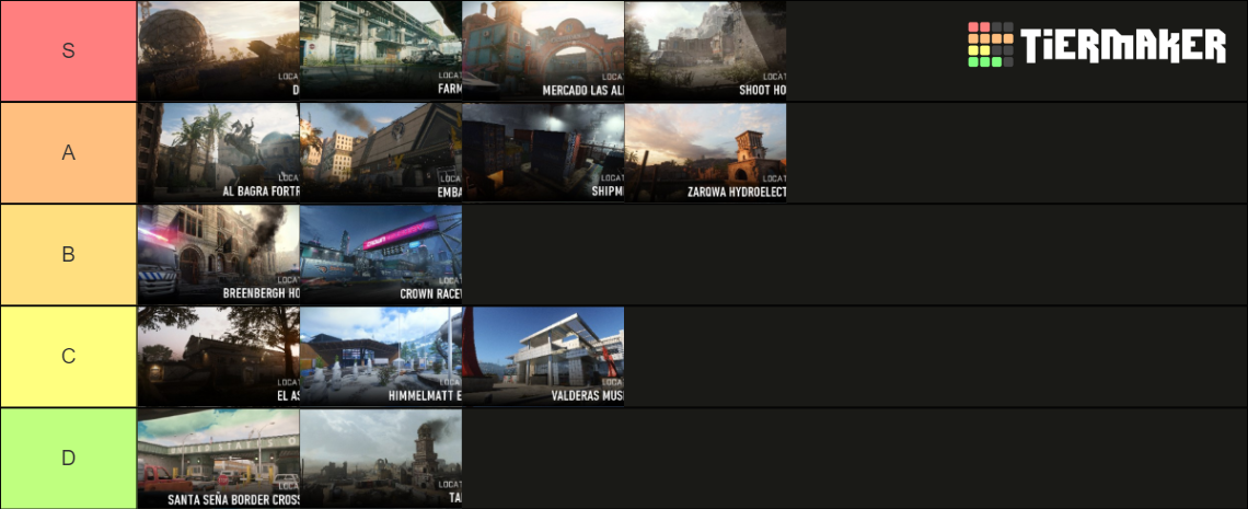MW2 2022 Maps (Season 2 Reloaded) Tier List (Community Rankings ...