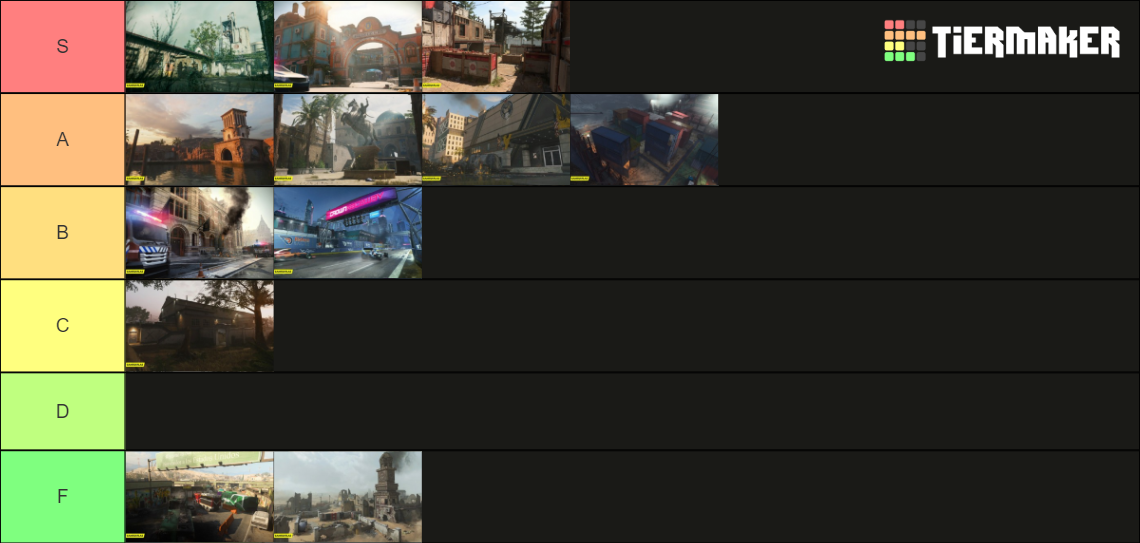 MW2 2022 Maps Tier List (Community Rankings) - TierMaker