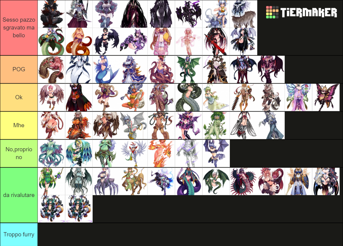 Best MonsterGirl 2 Tier List (Community Rankings) - TierMaker