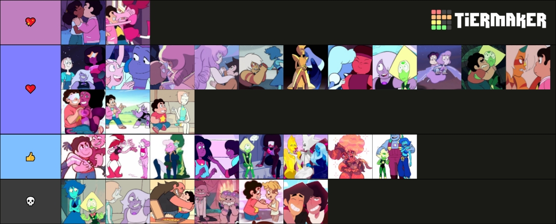 Steven Universe All Ships Tier List (Community Rankings) - TierMaker