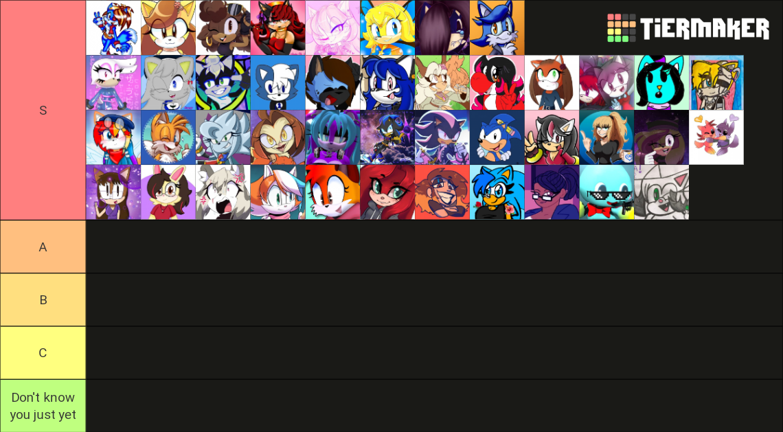 Sonic artist tierlist Tier List (Community Rankings) - TierMaker