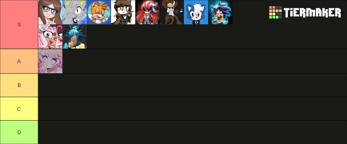 Sonic Character Channel Thumbnail Artist Tier List (Community Rankings ...