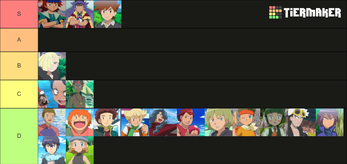 Ash's all Rivals Tier List (Community Rankings) - TierMaker