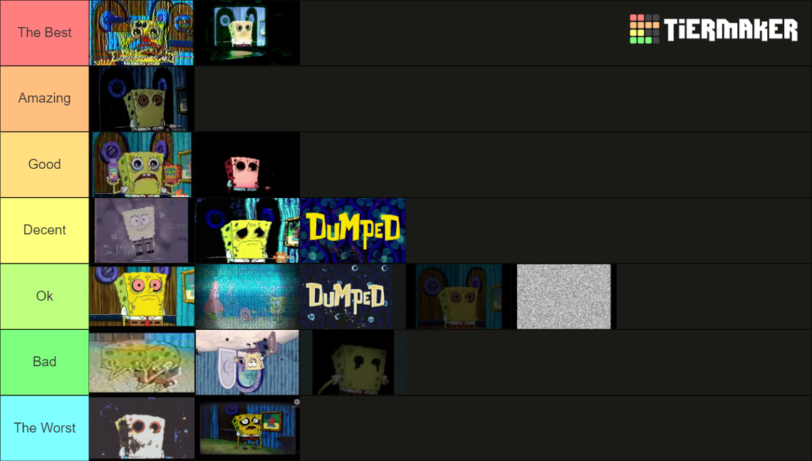 SpongeBob Bootleg Remakes Tier List (Community Rankings) - TierMaker