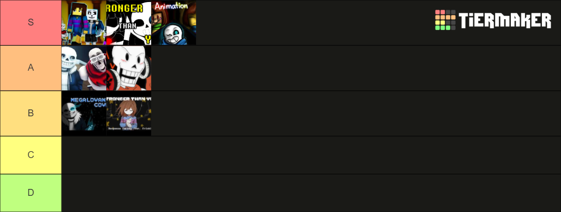 Undertale Songs Tier List (Community Rankings) - TierMaker
