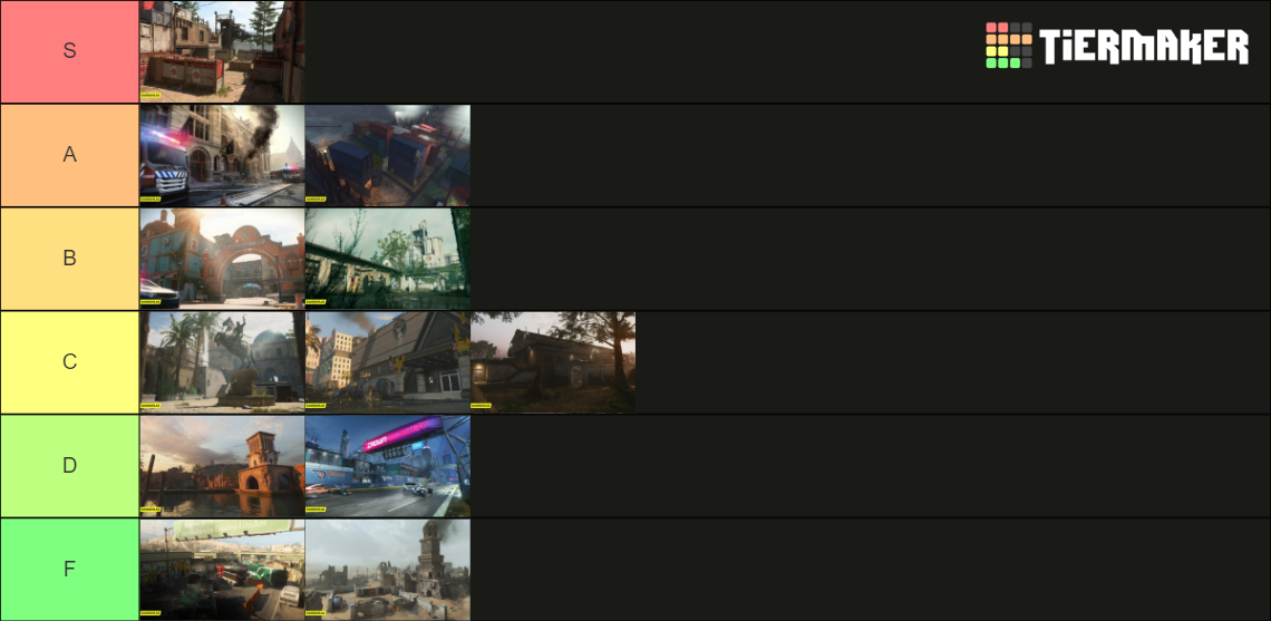 MW2 2022 Maps Tier List (Community Rankings) - TierMaker