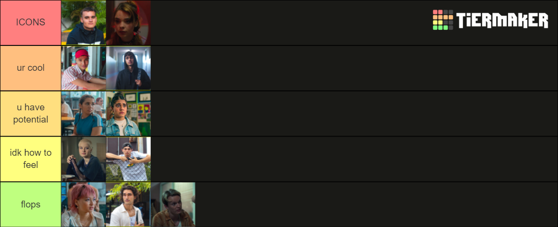 Heartbreak High Characters Tier List (Community Rankings) - TierMaker
