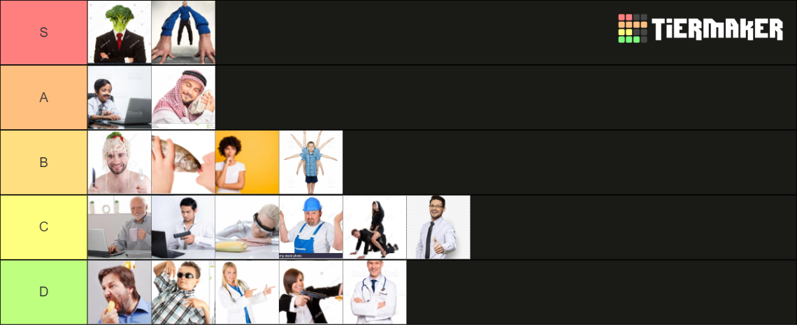 Stock Image People Tier List (Community Rankings) - TierMaker