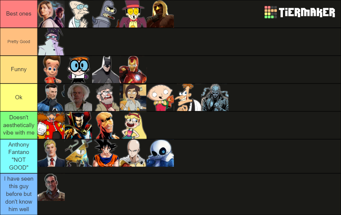 VS Ideas for Rick Sanchez Tier List (Community Rankings) - TierMaker