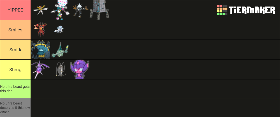 Ultra Beast Tier List (Community Rankings) - TierMaker