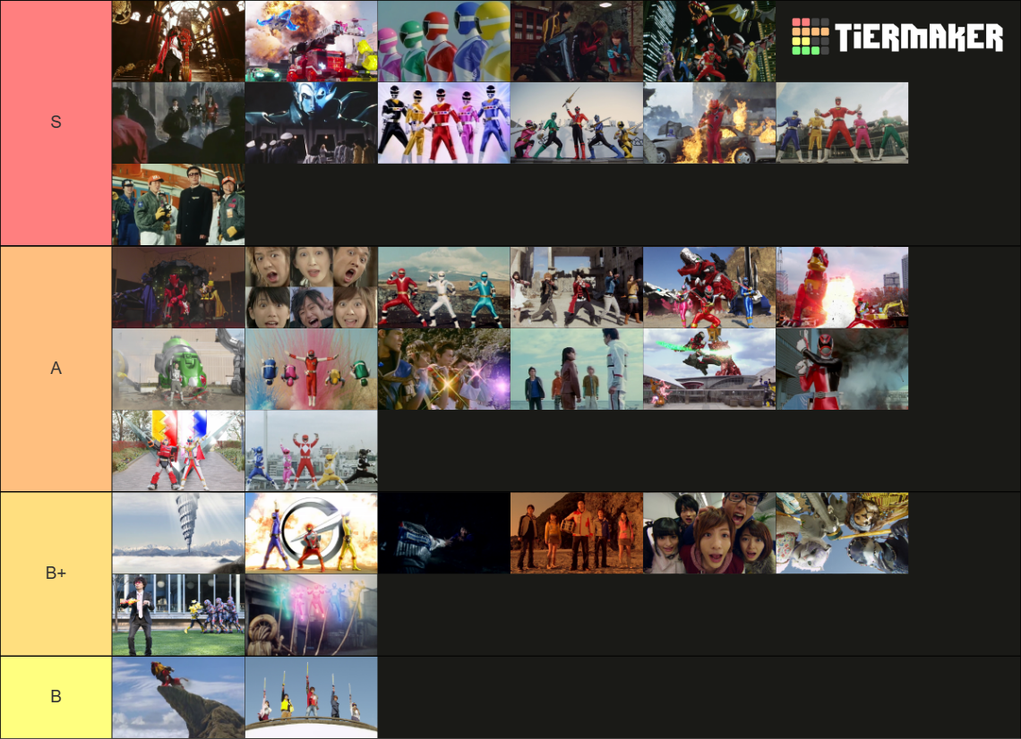 Every Super Sentai Introduction Tier List (Community Rankings) - TierMaker