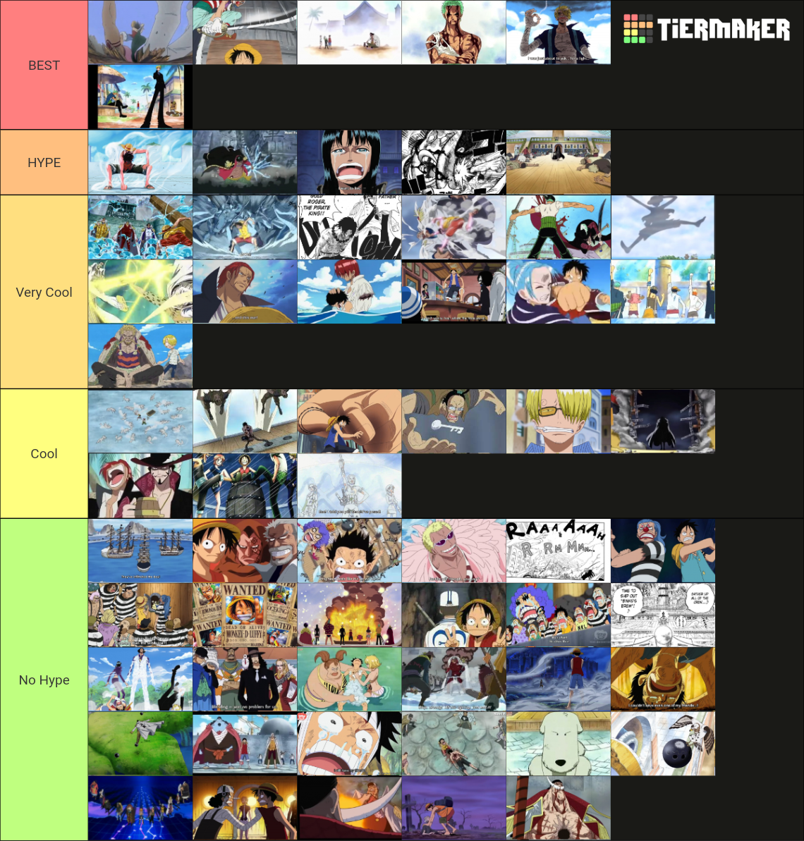 One Piece Moments Tier List (Community Rankings) - TierMaker