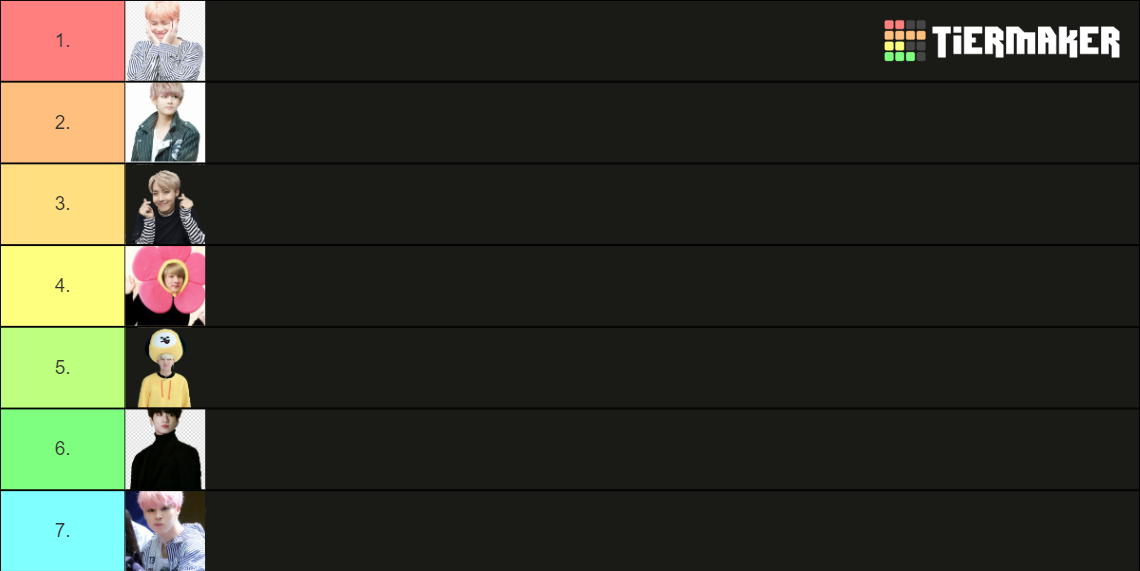BTS Members Tier List (Community Rankings) - TierMaker
