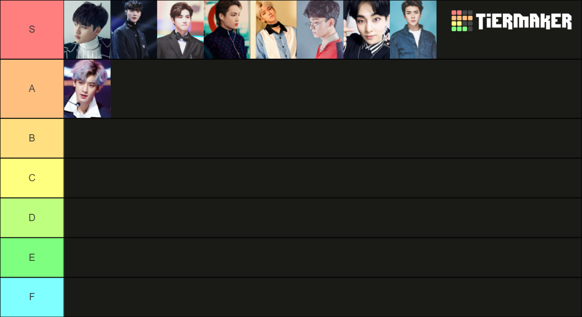 Exo members Tier List (Community Rankings) - TierMaker