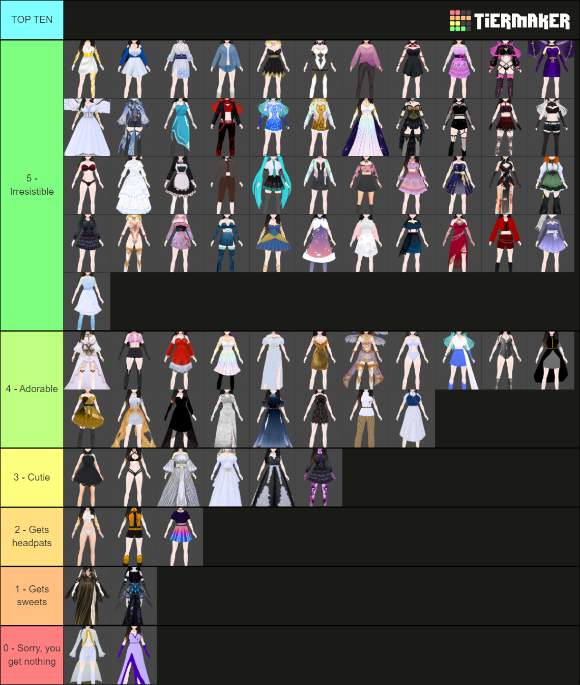 Every Genevieve Yoso outfit RANKED Tier List (Community Rankings ...