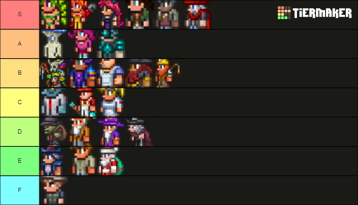 Terraria NPC Tier List (Community Rankings) - TierMaker
