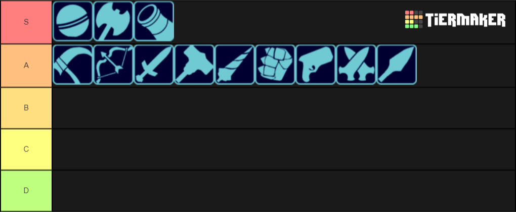 Brawlhalla Weapon Tier List - TierMaker
