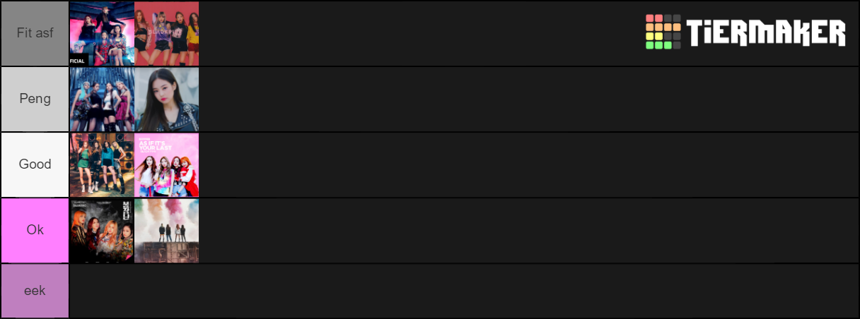 BLACKPINK all Title Tracks Tier List (Community Rankings) - TierMaker