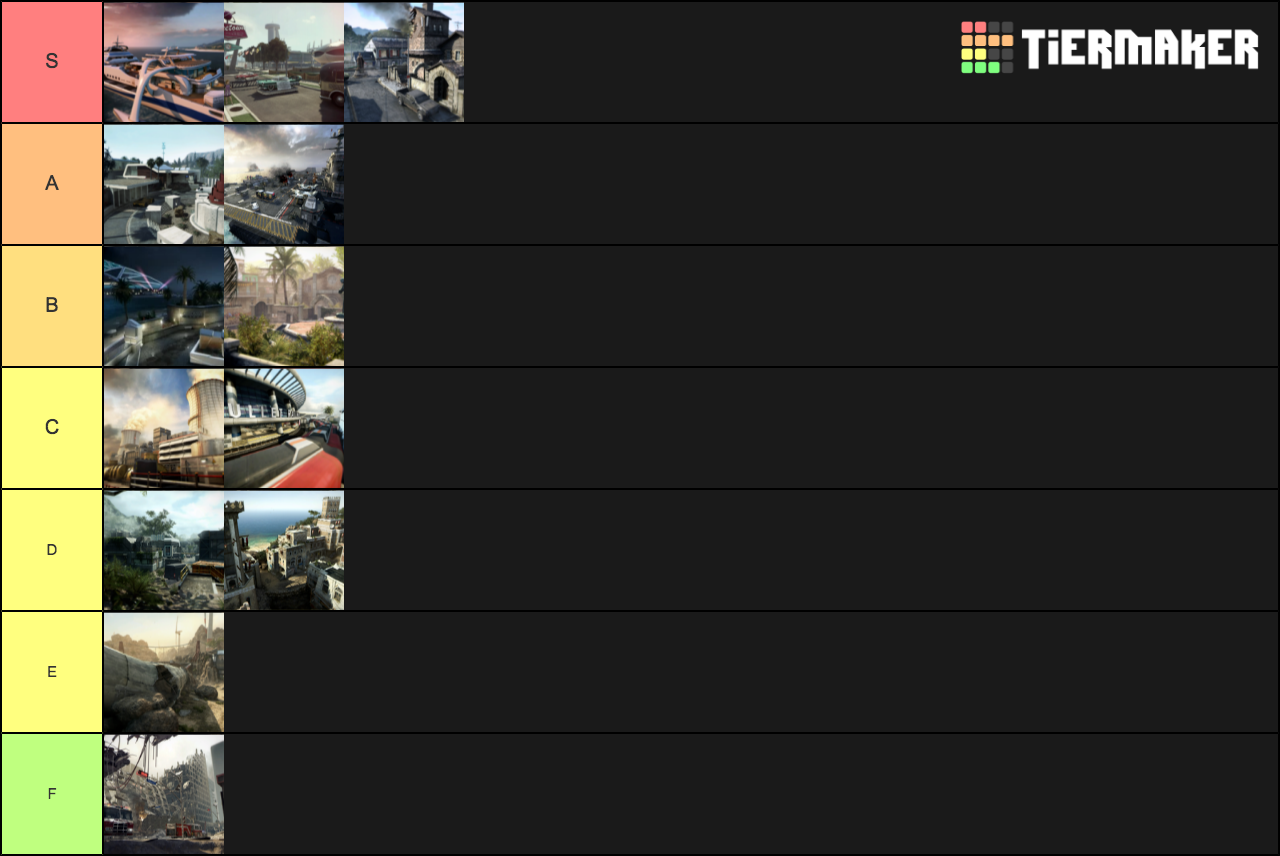 BO2 Maps Tier List (Community Rankings) - TierMaker