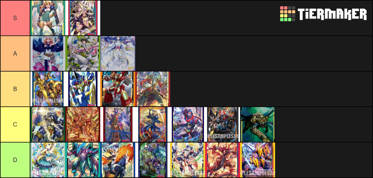 Cardfight Vanguard Standard Tier List Community Rankings TierMaker Cardfight Vanguard Standard Tier List Community Rankings TierMaker