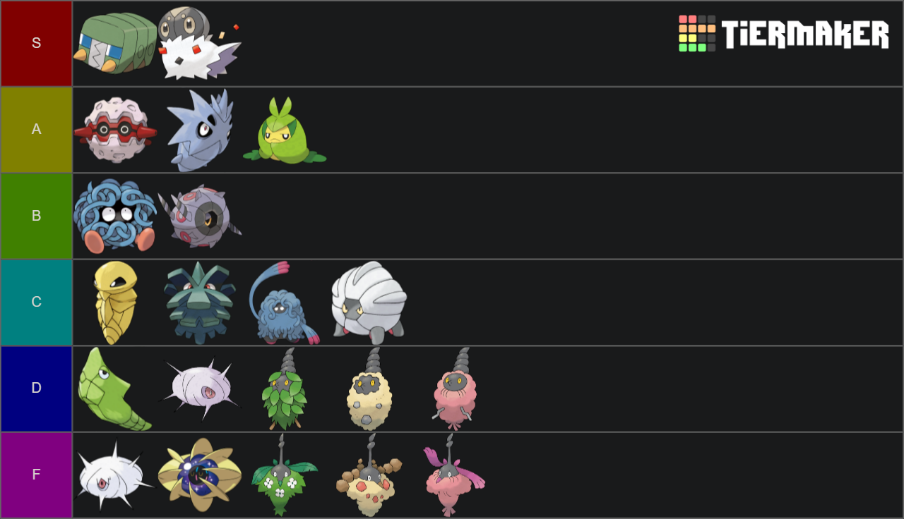 Cocoon Pokémon Tier List (Community Rankings) - TierMaker