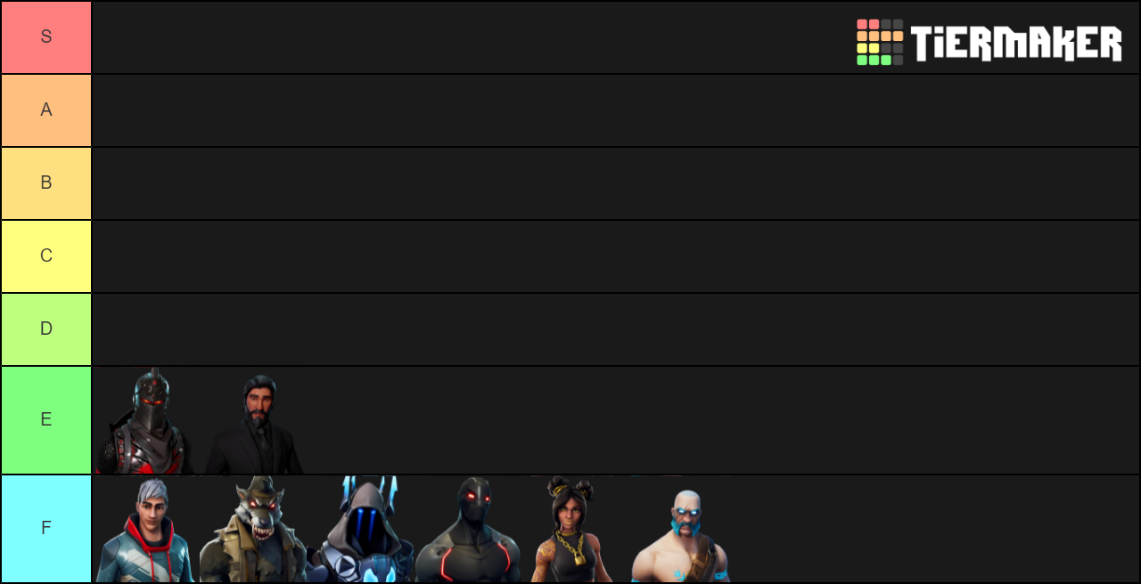 fortnite tier 100 tier from season 2 to 9 Tier List (Community Rankings ...