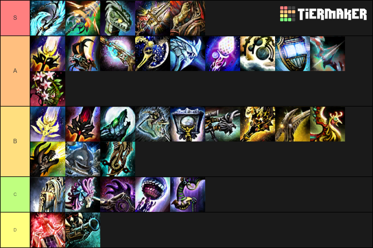 Guild Wars 2 Legendary Weapons Tier List (Community Rankings) - TierMaker