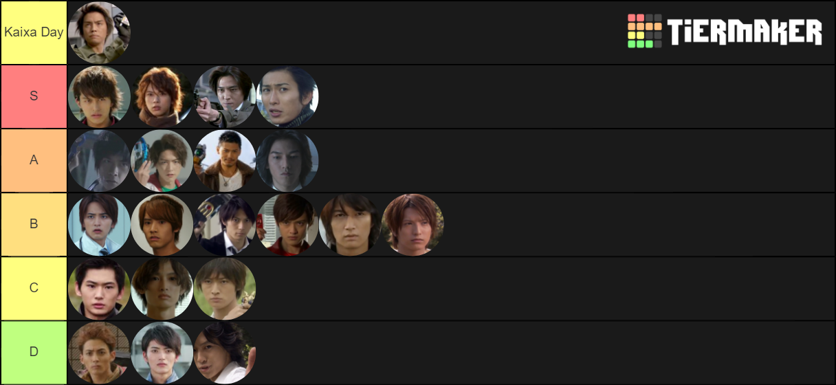 Kamen Rider Secondaries Tier List (Community Rankings) - TierMaker