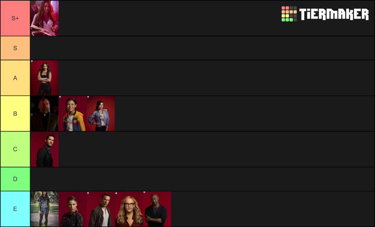 Lucifer Characters (S4) Tier List (Community Rankings) - TierMaker
