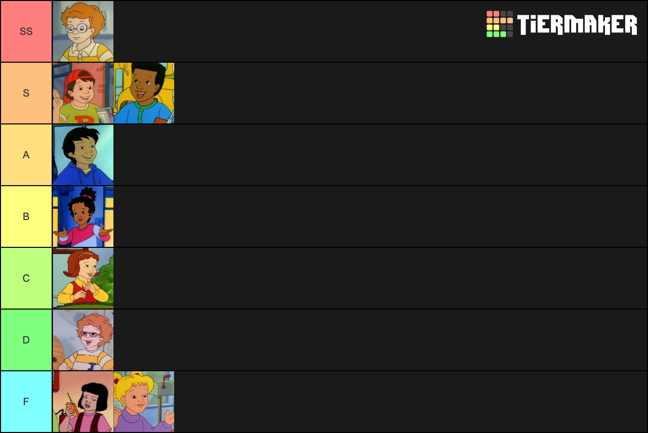 Magic School Bus Tier List (Community Rankings) - TierMaker