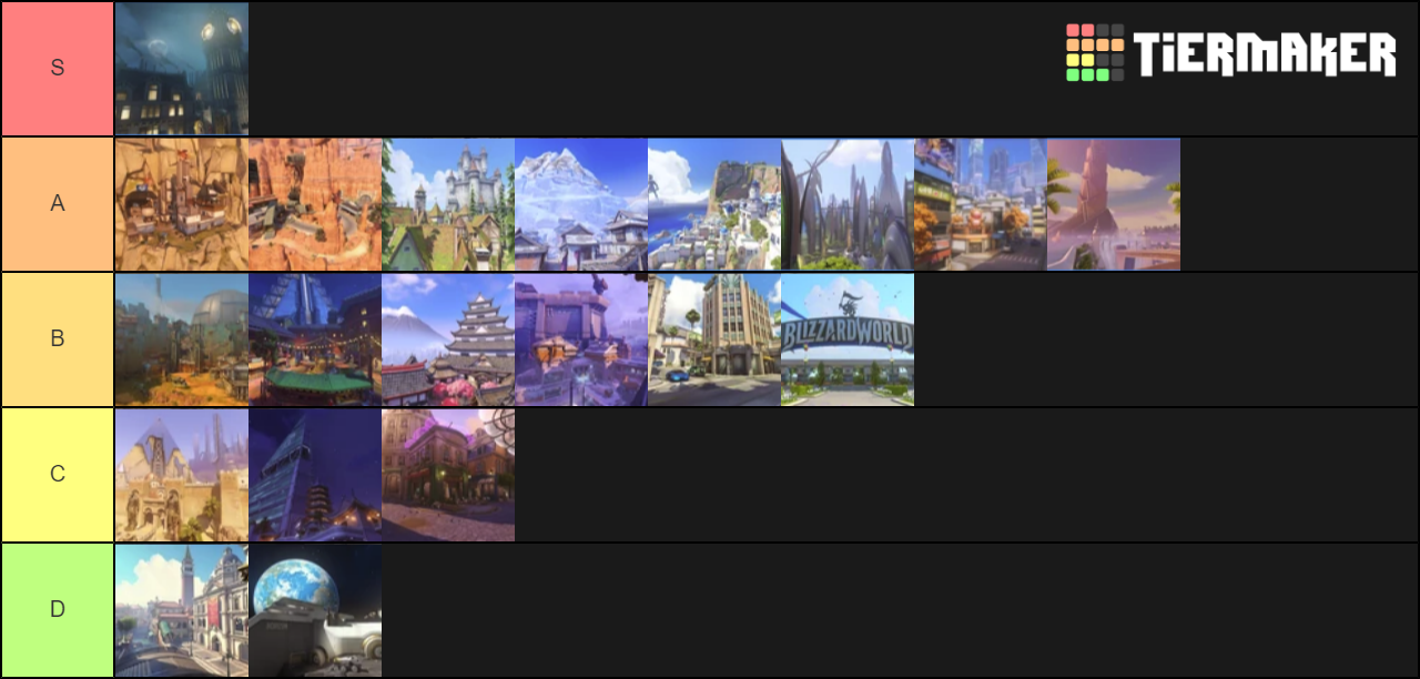 OW Maps Tier List (Community Rankings) - TierMaker