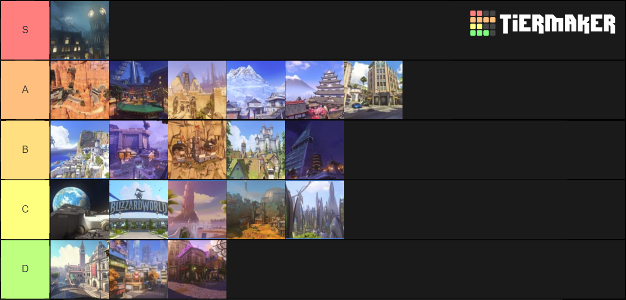 OW Maps Tier List (Community Rankings) - TierMaker