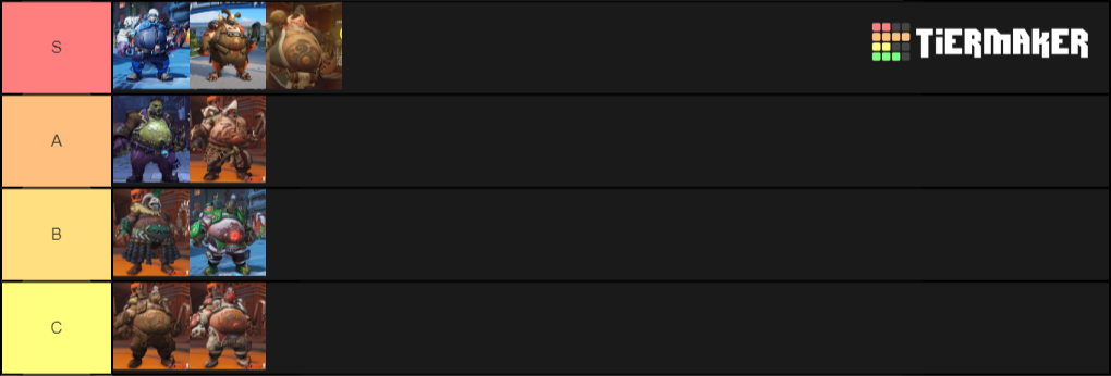 Roadhog Skins Tier List (Community Rankings) - TierMaker
