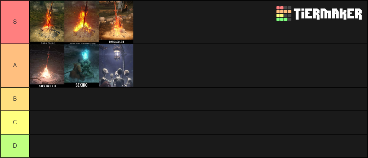 Save Spots in FromSoftware Games Tier List (Community Rankings) - TierMaker