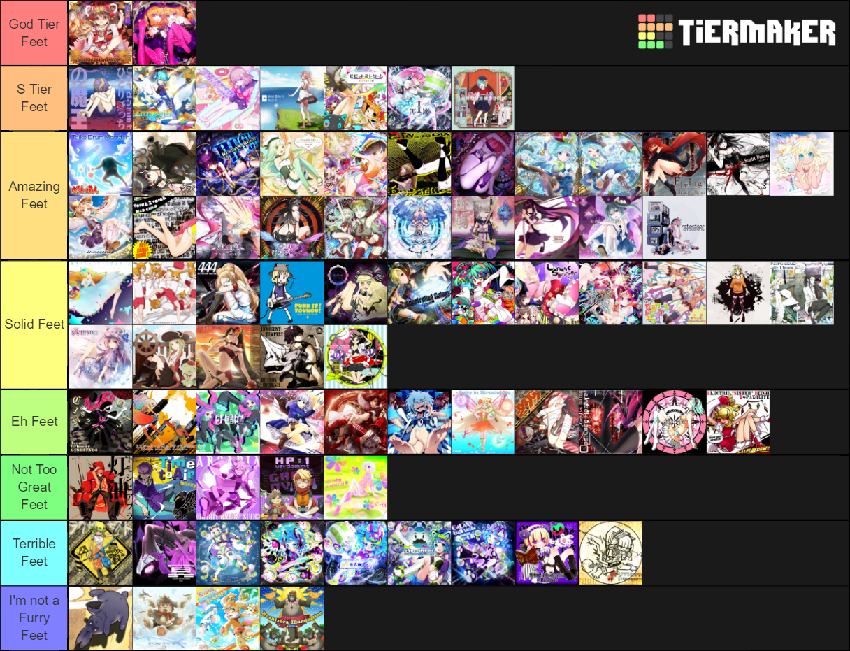 Sound Voltex Feet Tier List (Community Rankings) - TierMaker