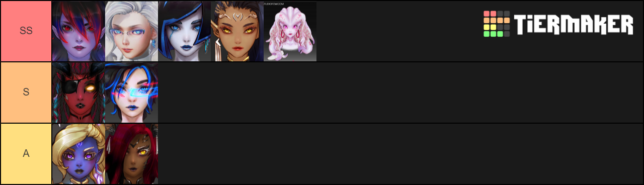 Subverse Waifus Tier List (Community Rankings) - TierMaker