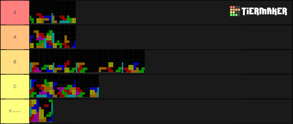 Tetris Openers Tier List (Community Rankings) - TierMaker