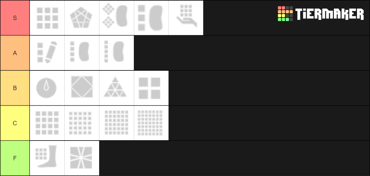 WCA Events Tier List (Community Rankings) - TierMaker