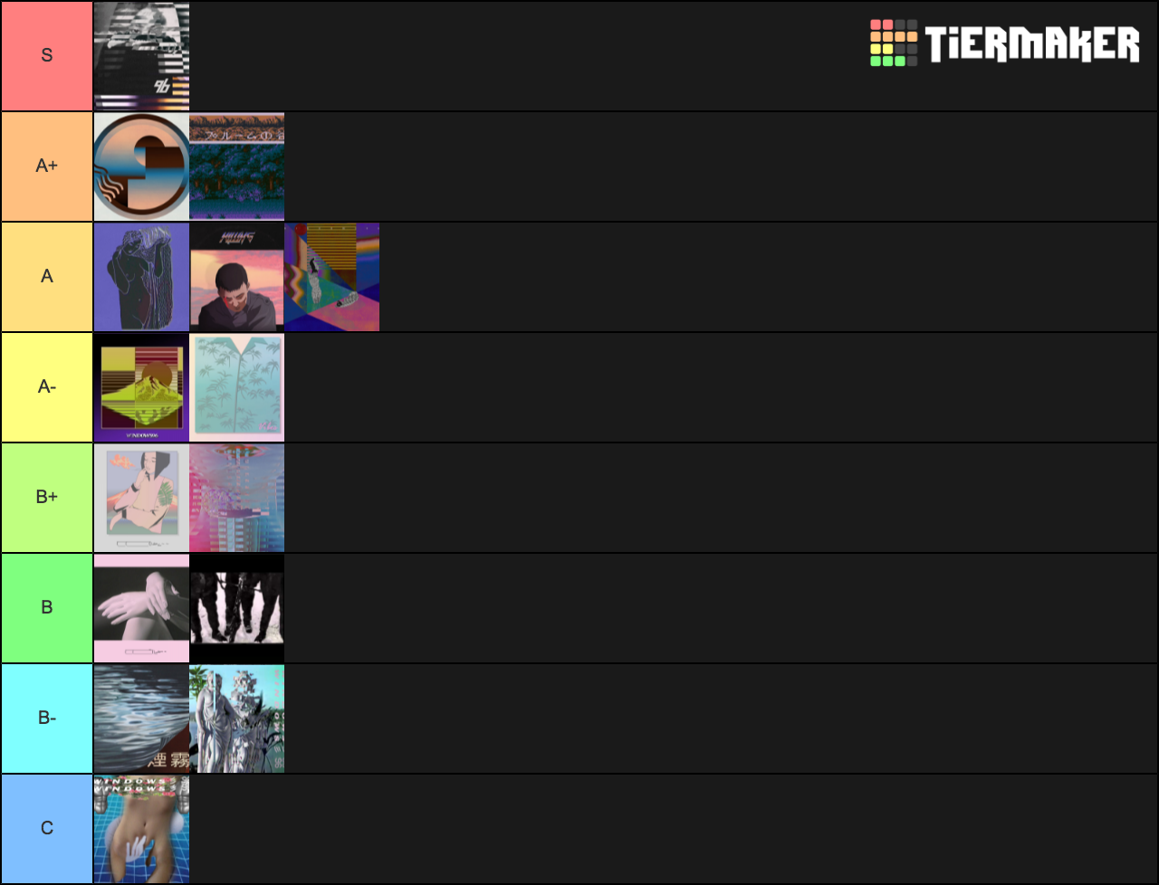 windows96 albums Tier List (Community Rankings) - TierMaker