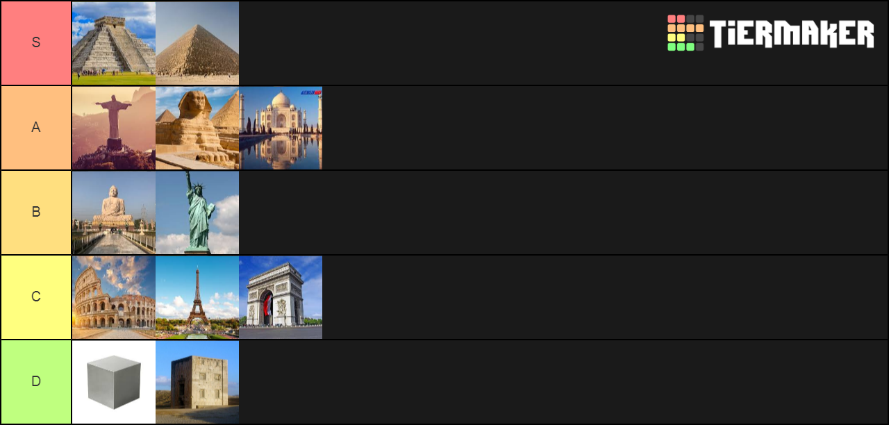 World Monuments Tier List (Community Rankings) - TierMaker