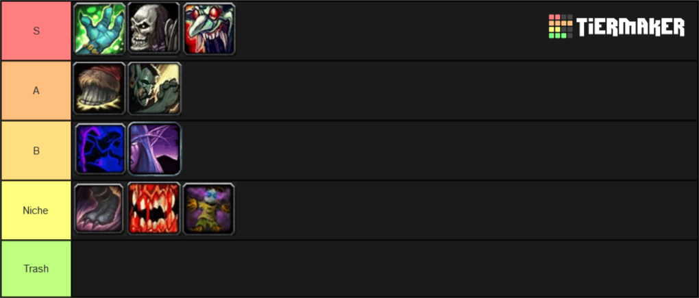 World of Warcraft Racials Tier List (Community Rankings) - TierMaker