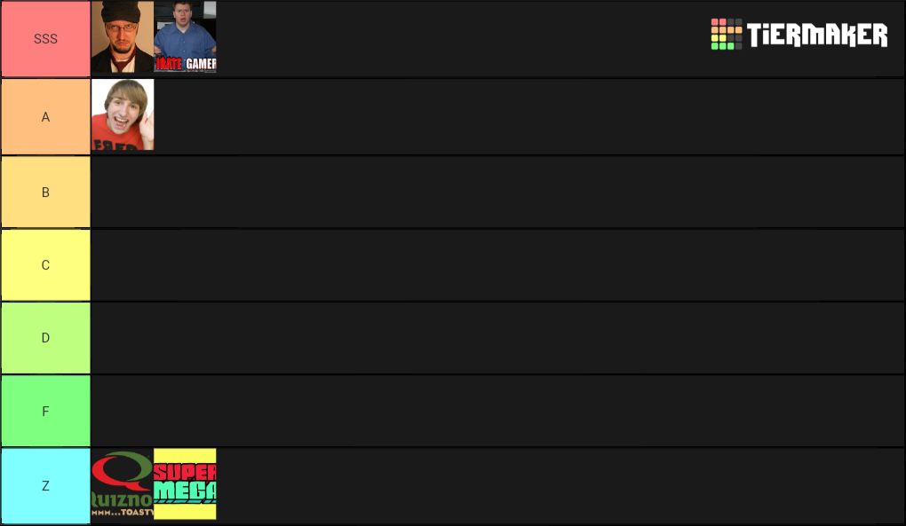 YouTube Channels Tier List (Community Rankings) - TierMaker