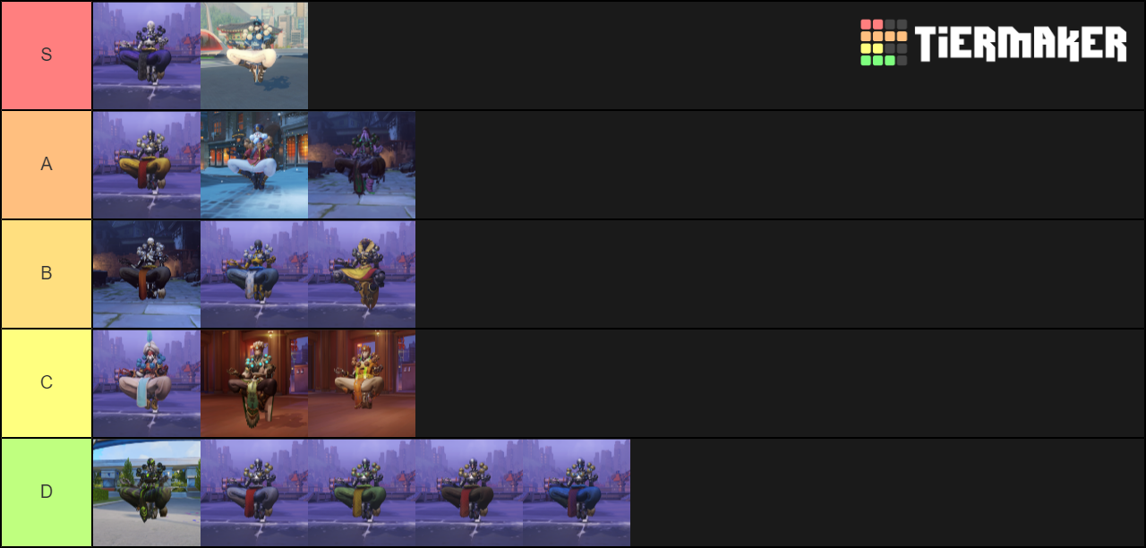 ZEN SKINS Tier List (Community Rankings) - TierMaker